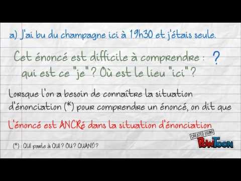 Enoncé ancré ou coupé - YouTube