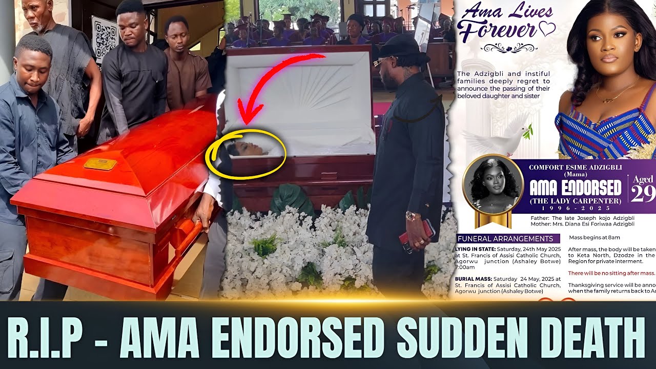 R.I.P: Actor John Dumelo Nearly C0llapsed at Ama Endorsed Funeral ...