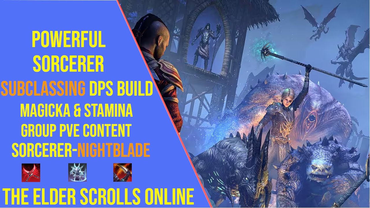 Powerful Magicka Sorcerer Subclassing DPS Build for ESO - ArzyeLBuilds