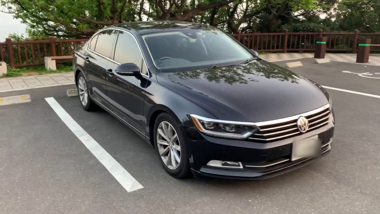 Passat b8 H&R lower spring - YouTube