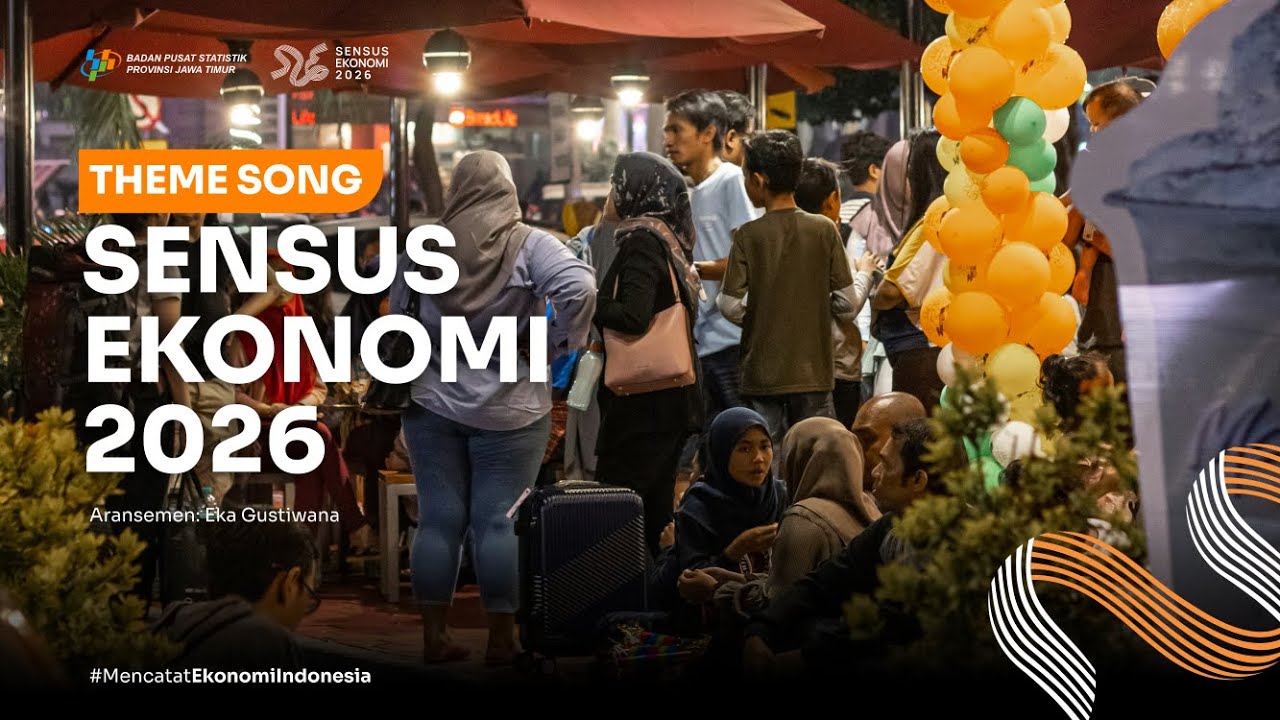OFFICIAL THEME SONG SENSUS EKONOMI 2026 #MencatatEkonomiIndonesia - YouTube