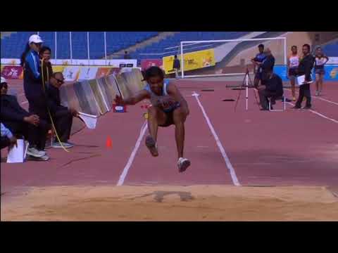 Girls Triple Jump Finals-Khelo India School Games - YouTube