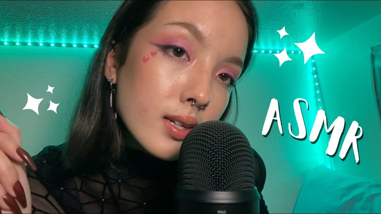 ASMR attempting trigger words, tongue fluttering, mouth sounds - YouTube