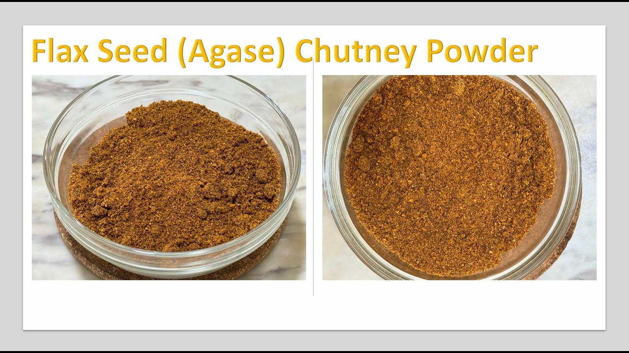 🌿🌰 Superfood Flax Seed Chutney Powder Recipe | Nutrient-Packed Agase ...