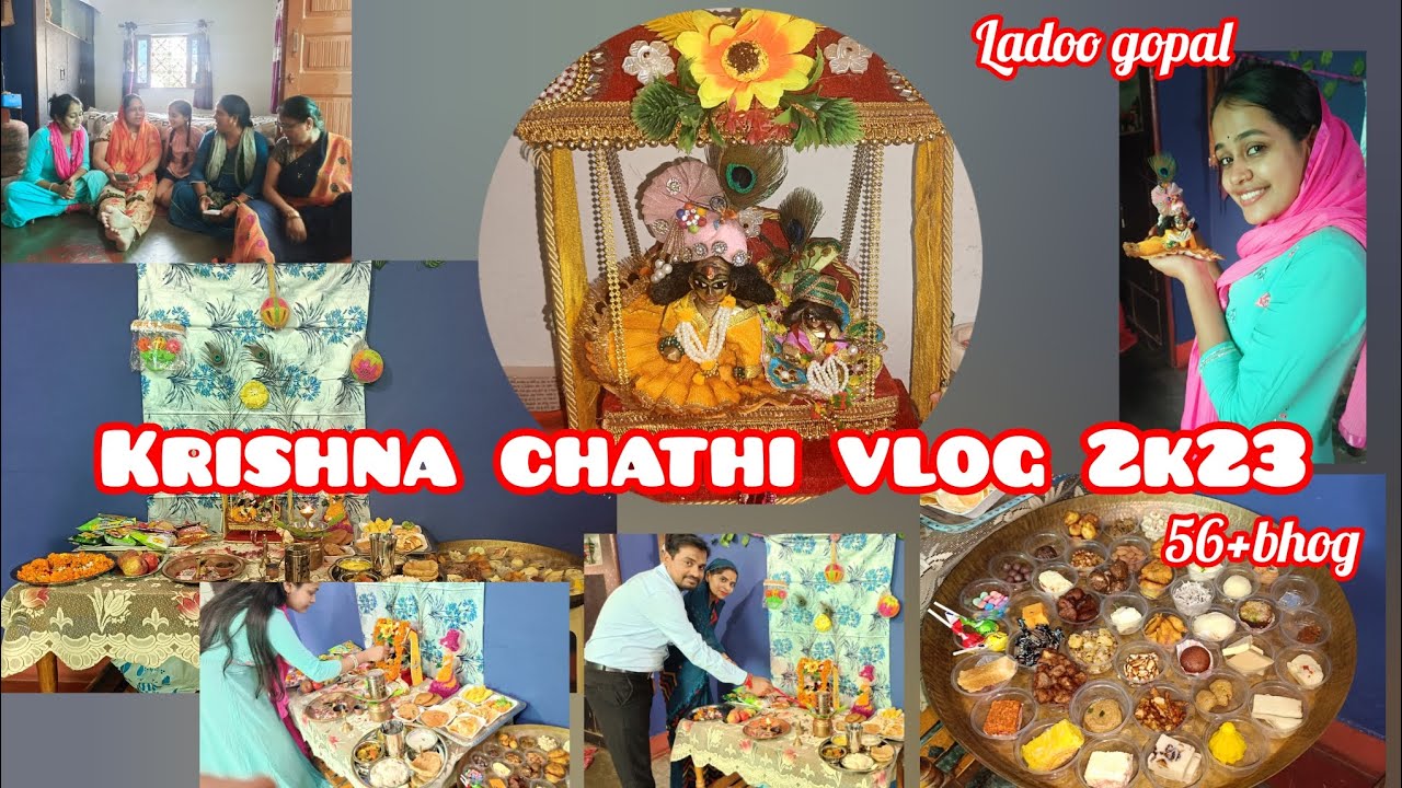 KRISHNA CHATHI VLOG 2K23 ||MANSI PURWAR|| - YouTube