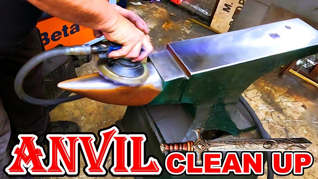 Blacksmith Anvil Clean Up And Some Good News - YouTube