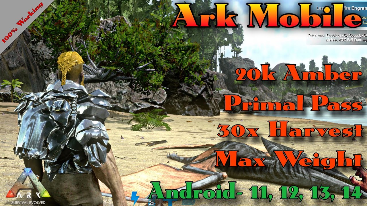 Ark Mobile VIP Save Data | Primal Pass | 20k Ambers | Max Weight | New ...