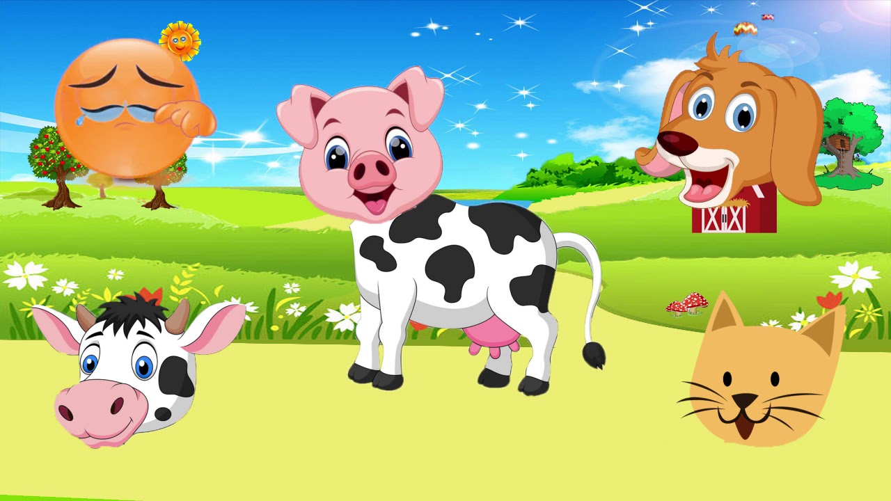 Tiere lernen für Kinder - Tiergeräusche für baby - Tiervideo für kinder ...