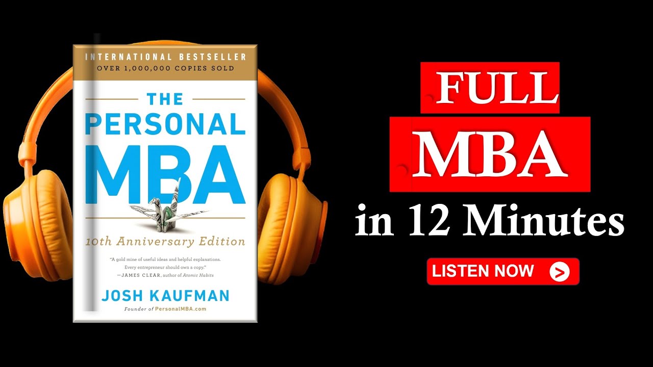 THE PERSONAL MBA by Josh Kaufman Audiobook | Book Summary in English ...