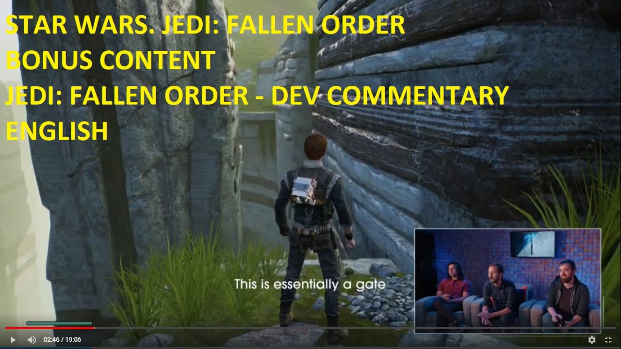 STAR WARS Jedi: Fallen Order™. Bonus content. Jedi: Fallen Order - Dev ...