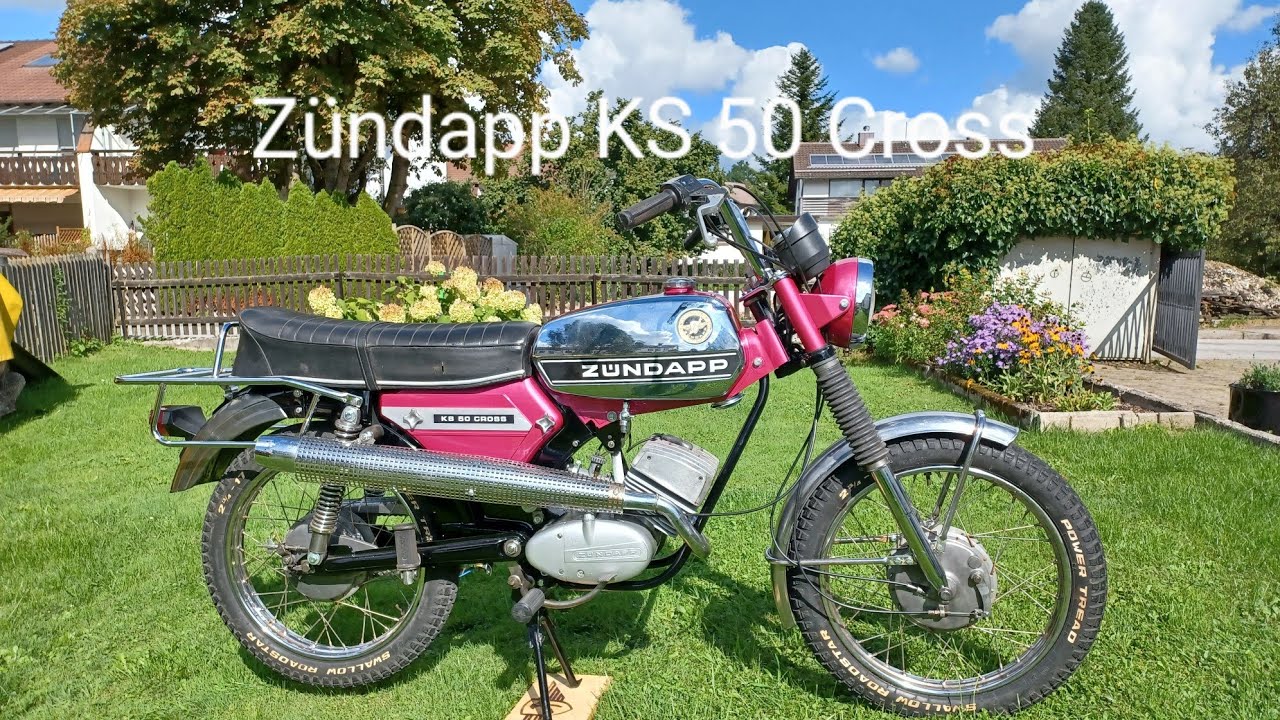 Zündapp KS 50 Cross Mopedvorstellung an Heiligabend - YouTube