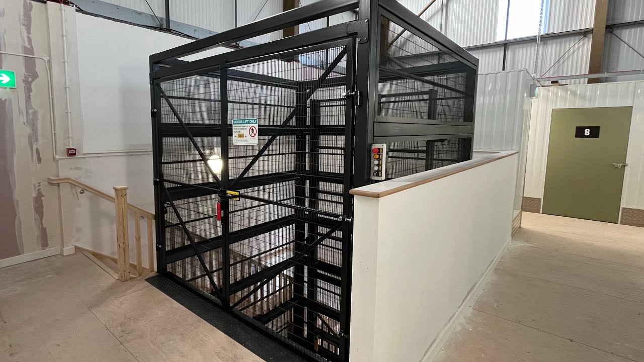 The Grainstore Self Storage Goods Lift Operating Instructions - YouTube