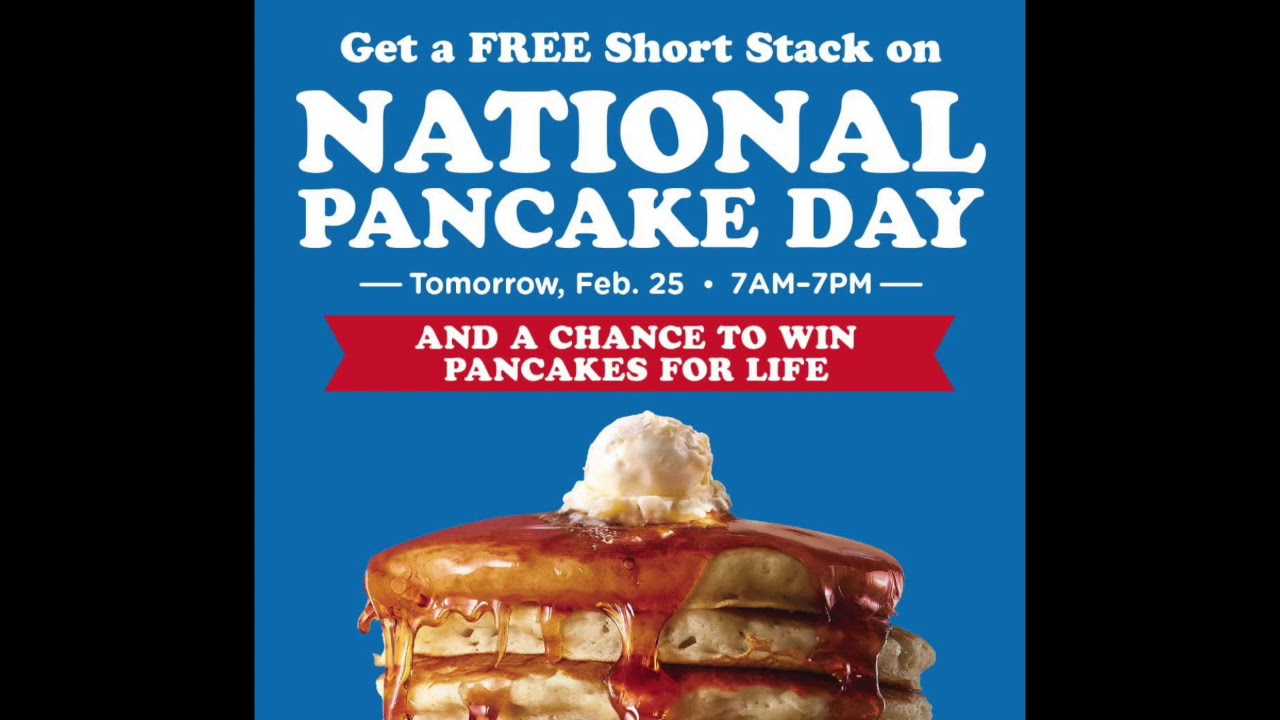 FREE PANCAKES TOMORROW! - YouTube