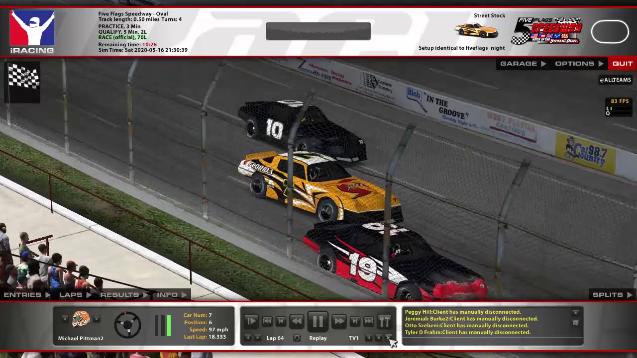 p5 finish 1st race at 5FLAGS tuff track - YouTube