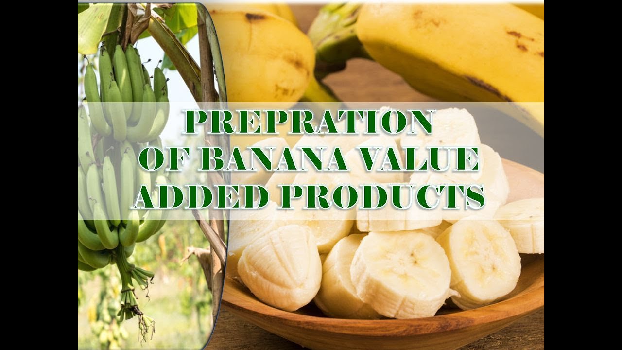 Value Added Products of Banana - YouTube