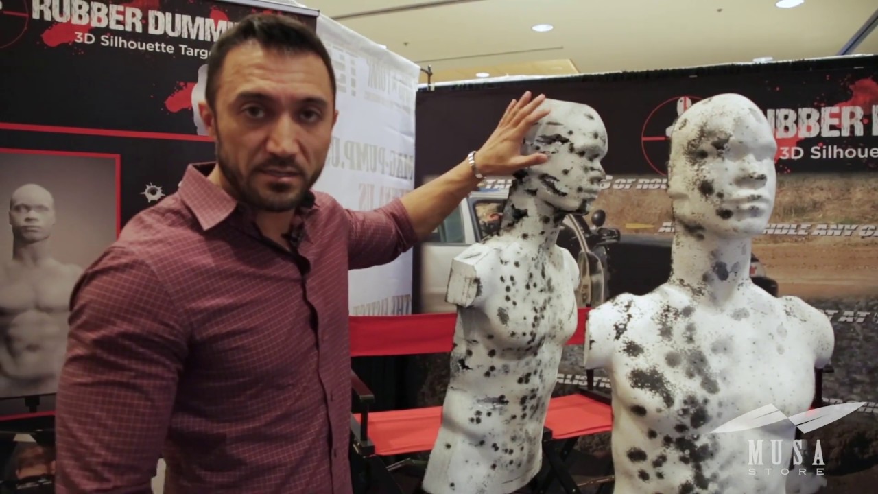 SHOT Show 2019: Rubber Dummies - The Best Partner for Shooting - YouTube