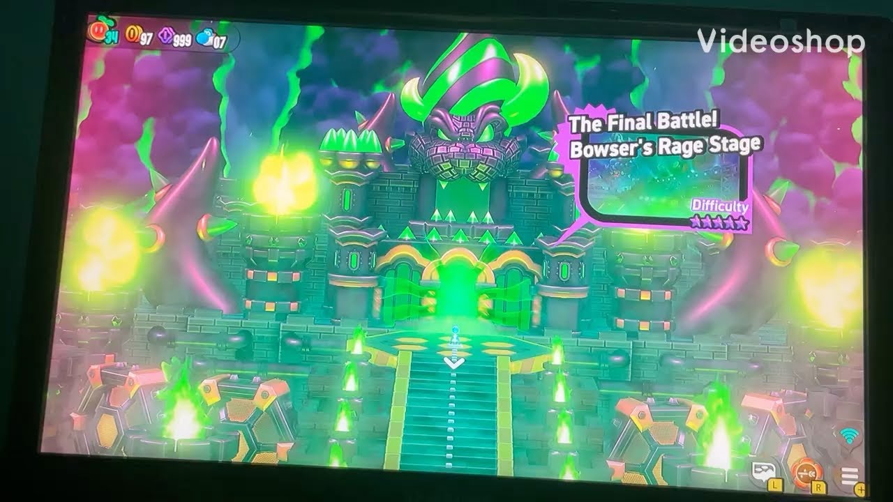 Super Mario bros wonder final boss plus end credits - YouTube