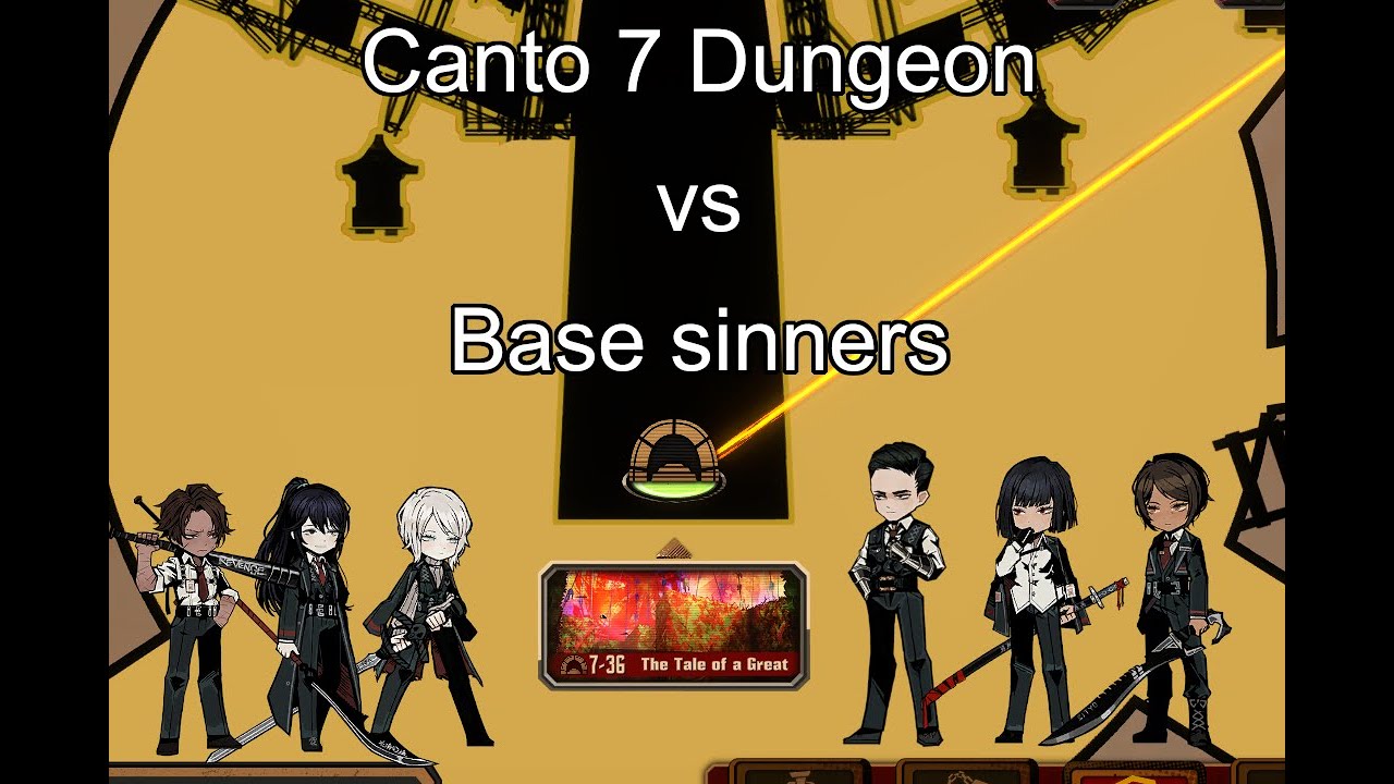 Canto 7 dungeon vs base sinners + base egos [Limbus Company] - YouTube
