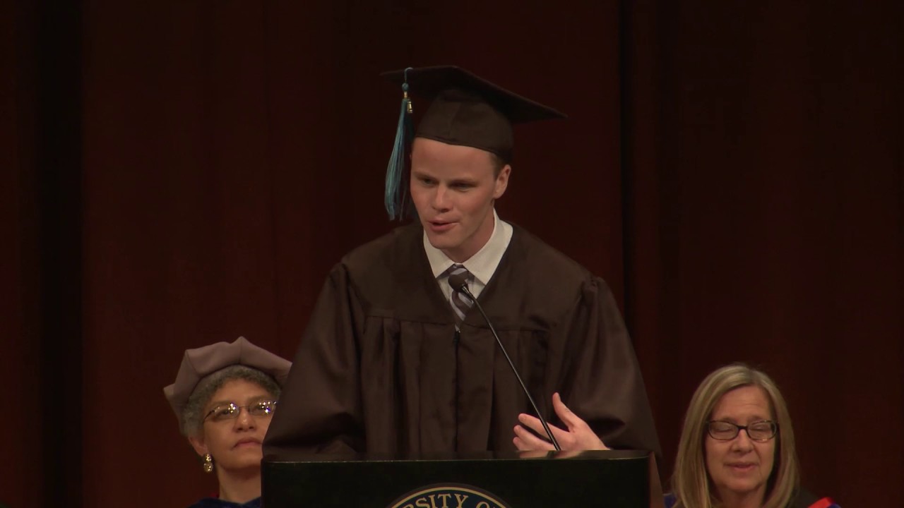 Joseph Shea: Remarks on behalf of the BA class - YouTube