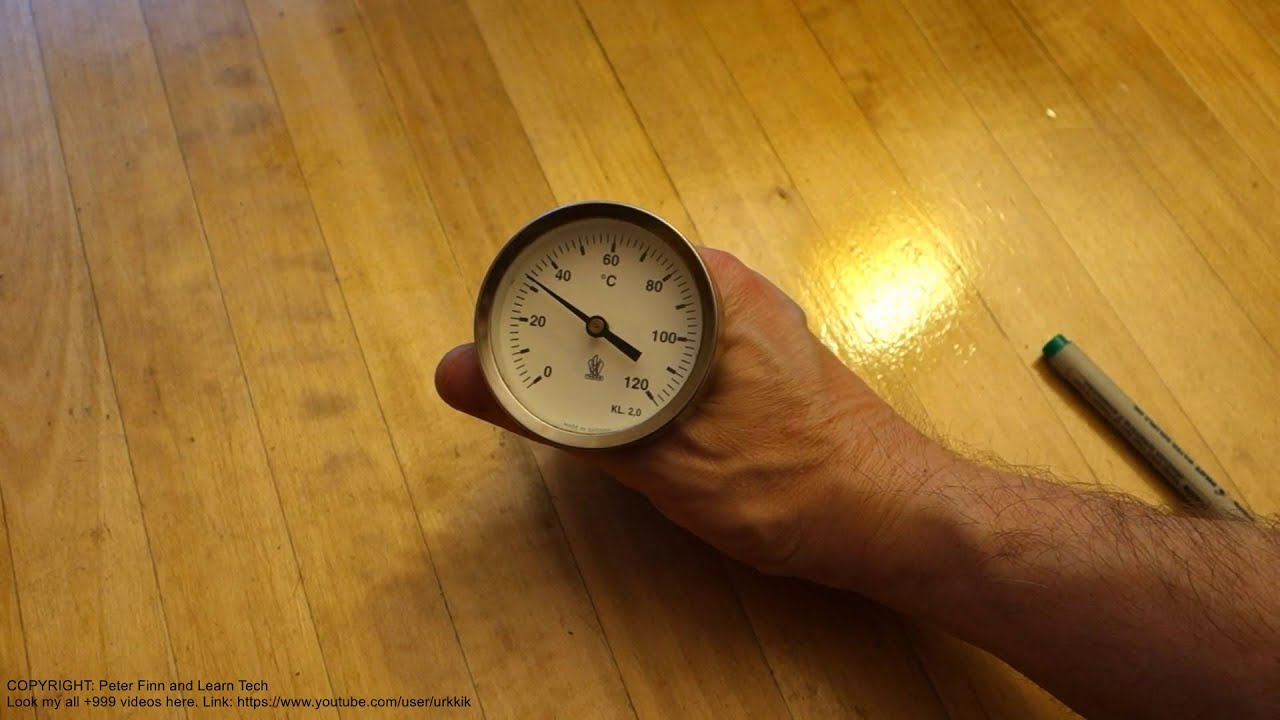 How works bi-metal temp meter. Multipurpose temp meter ! - YouTube