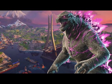 We got Godzilla in fortnight!!! - YouTube