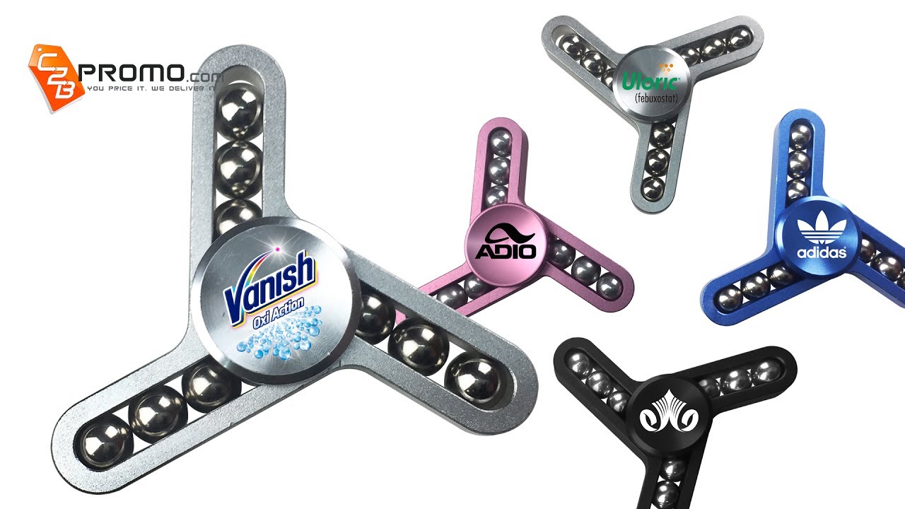 Fidget Spinner with Custom Logo | Branded Fidget Spinners from C2BPromo ...