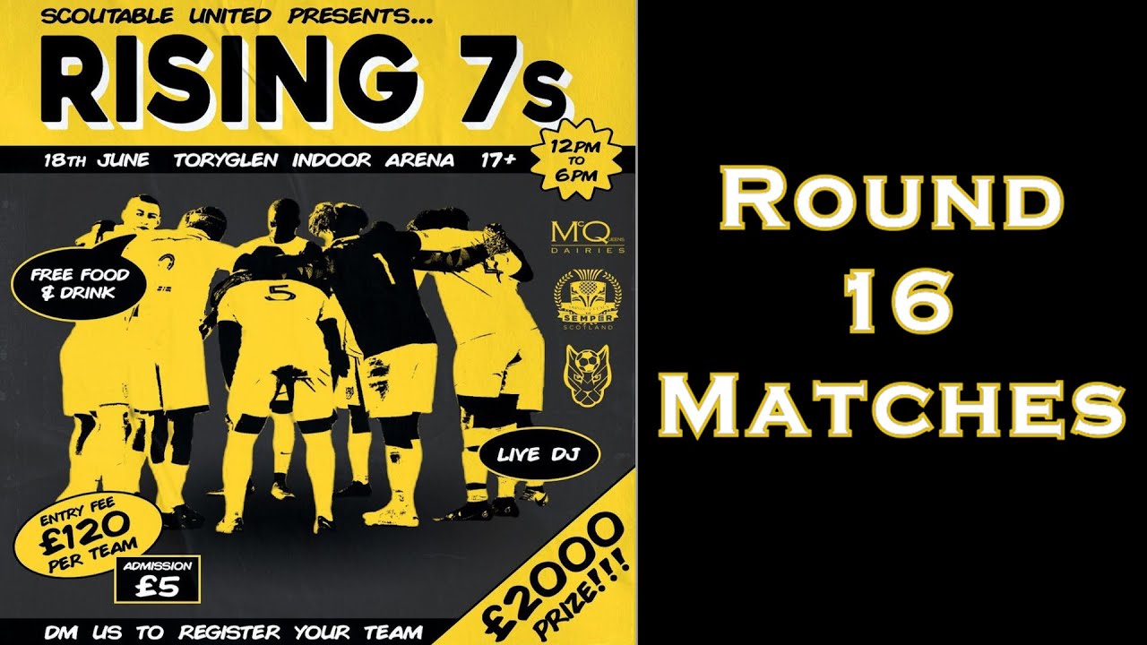 Rising 7's Tournament - Round 16 Matches - 18/06/23 - YouTube