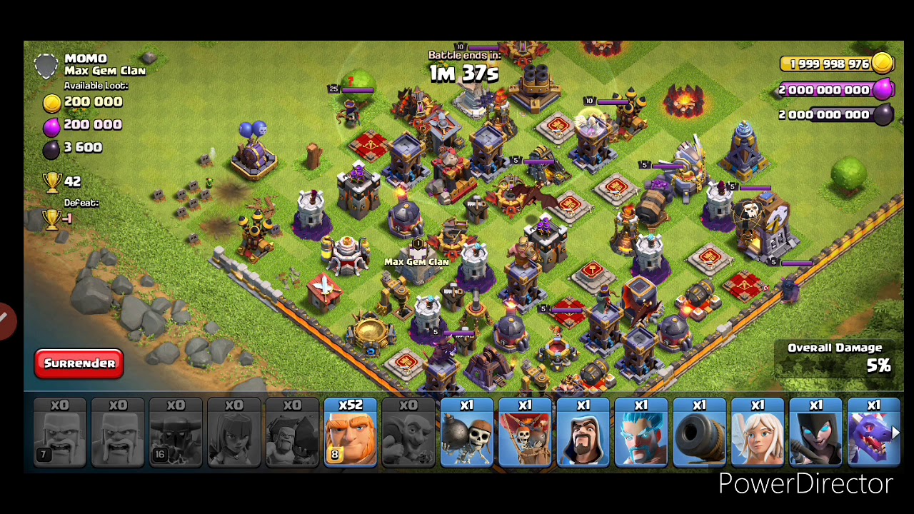 All defence v/s all troops level 1 - YouTube