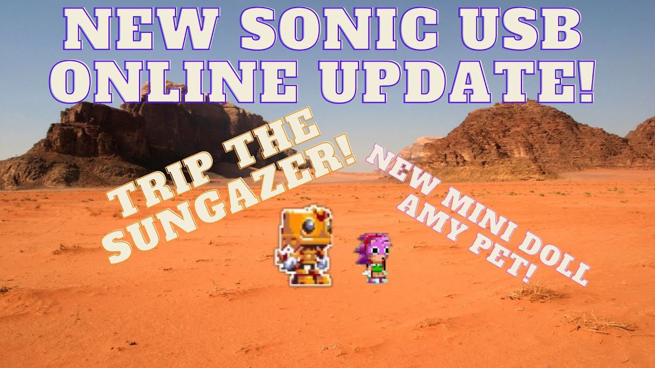 New Sonic USB Online Update! (New Characters And Pets!) - YouTube