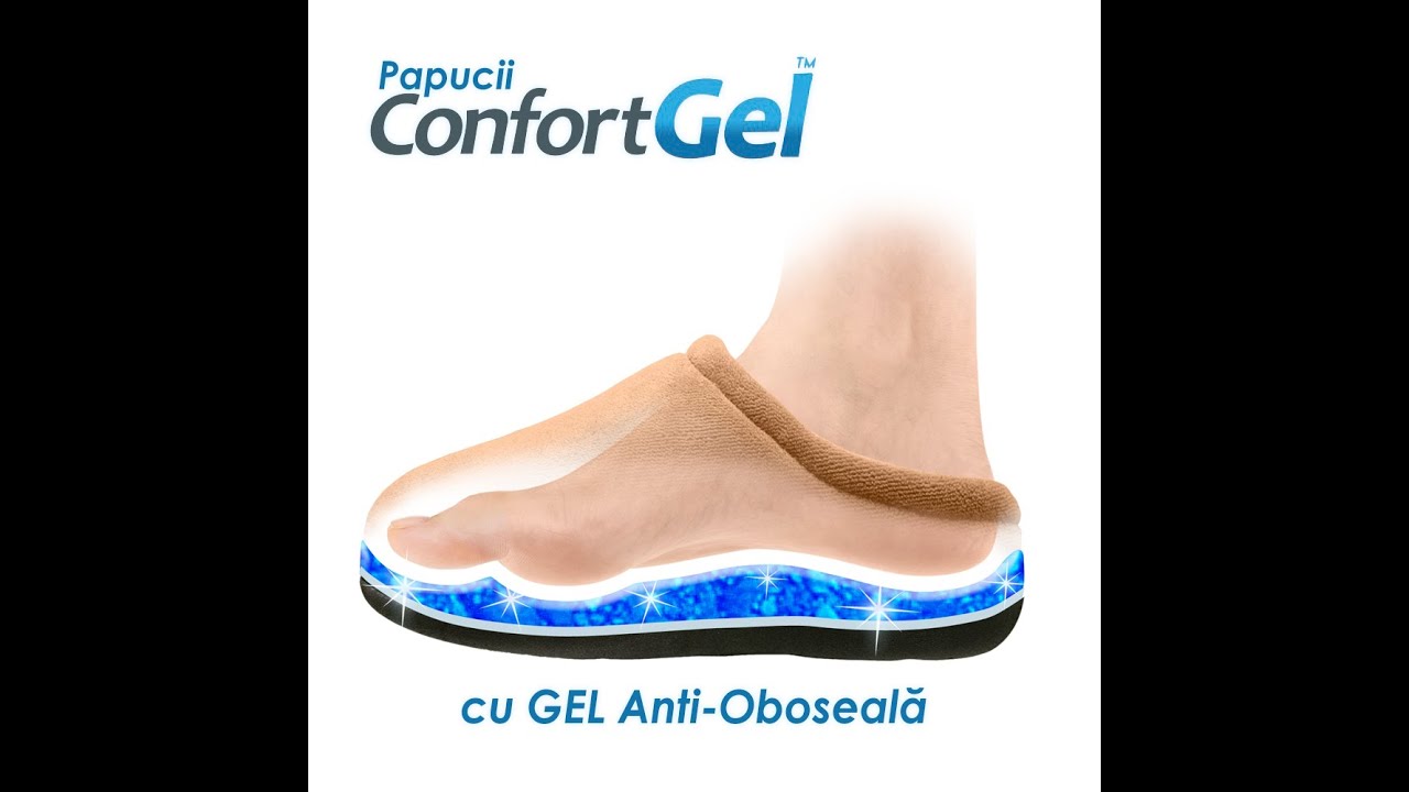 Papucii ConfortGel - papucii cu talpa cu gel, pentru confort si pentru ...