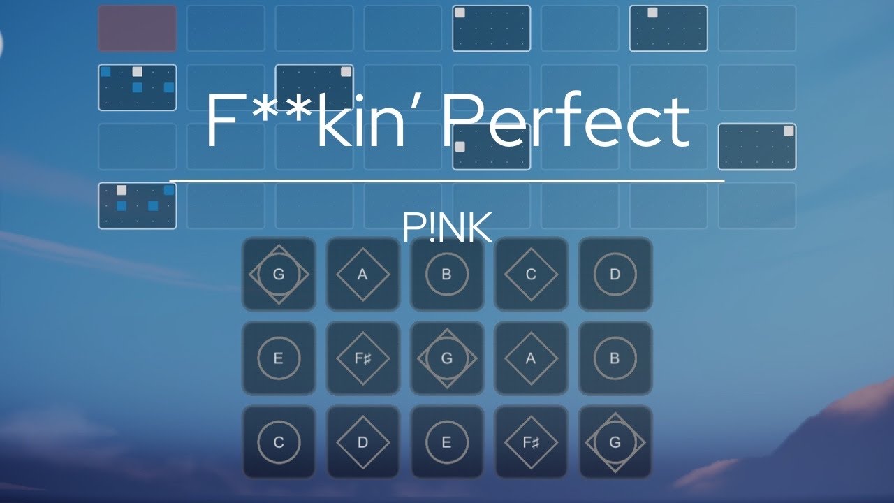 【Sky楽譜】P!nk - F**kin' Perfect - YouTube