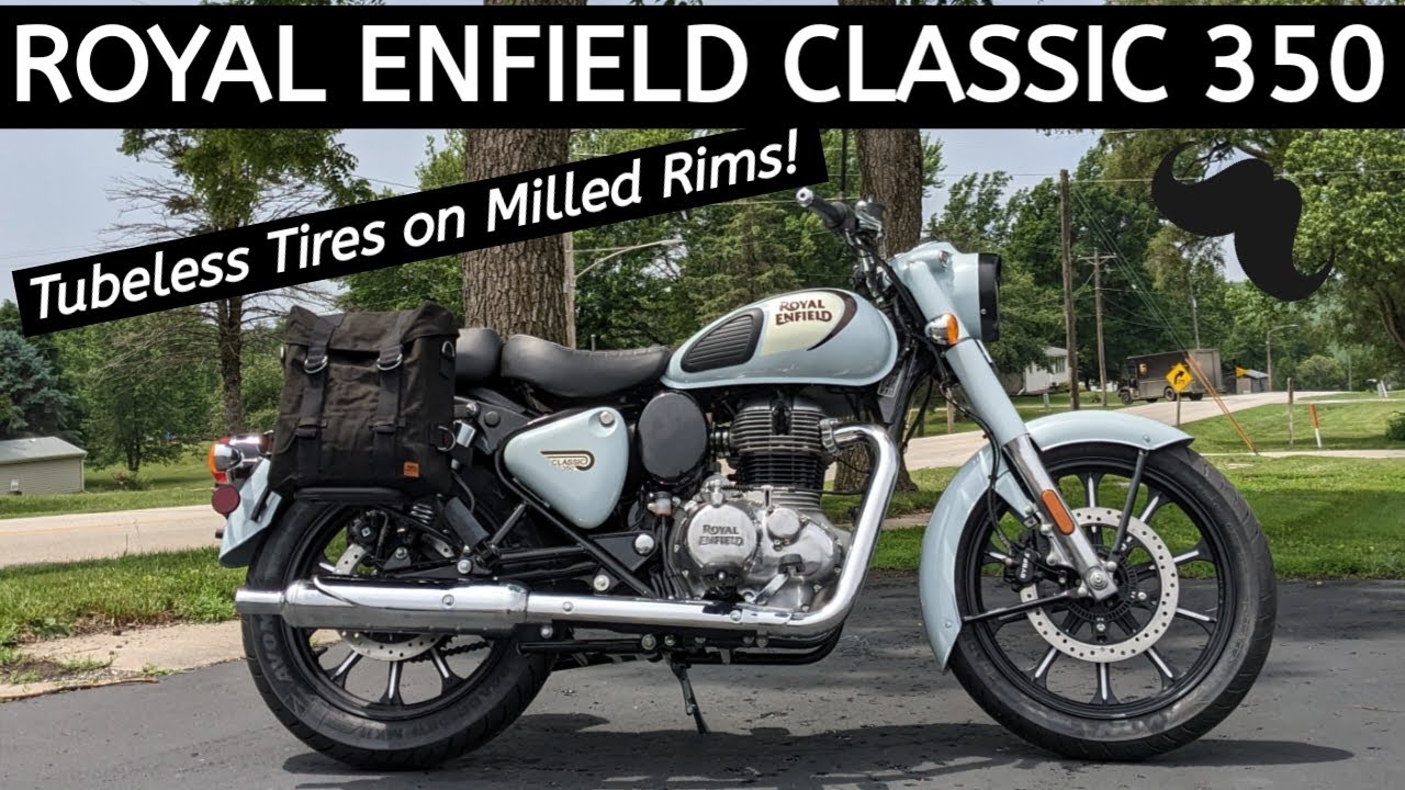 RE Classic 350 w/ Available Milled Rims & Tubeless Tires - Wahoo! - YouTube