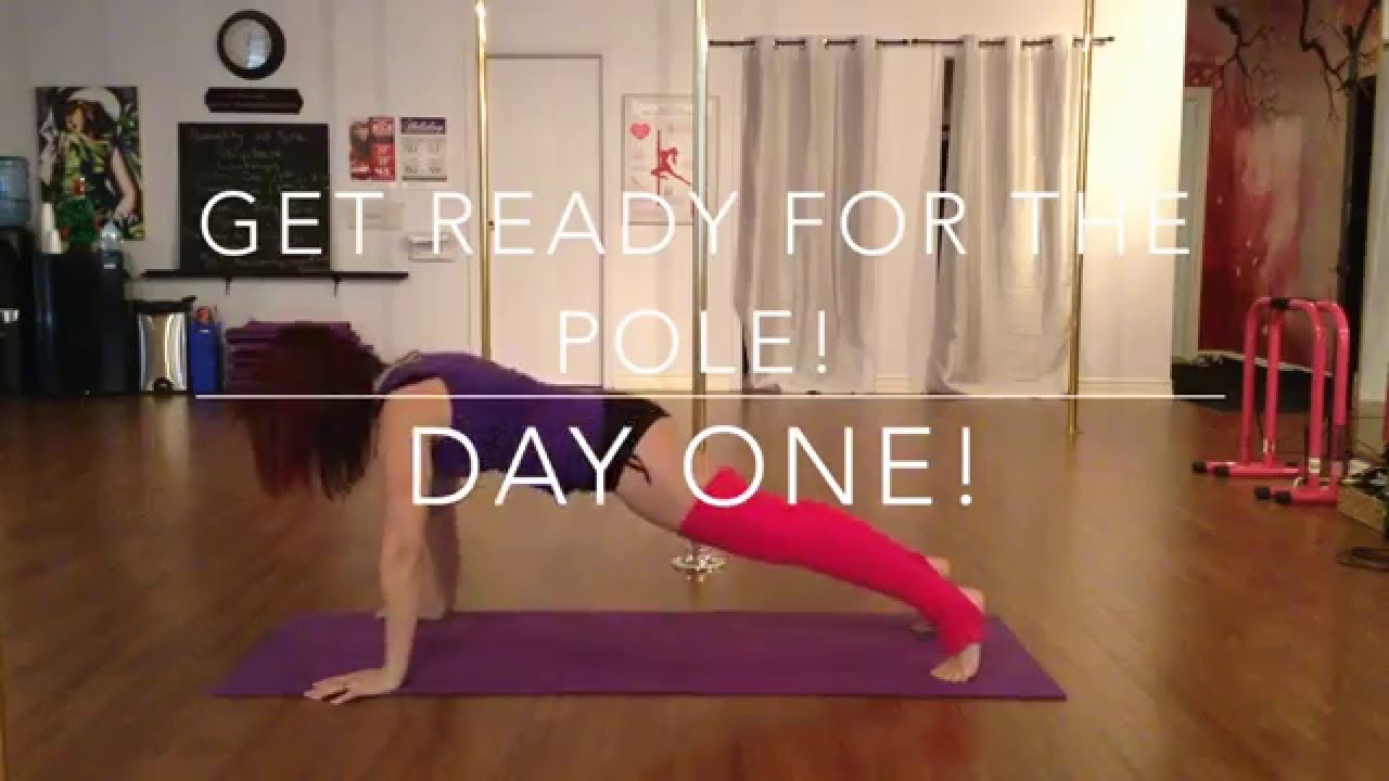 Quick and easy exercises to get ready for pole dancing. - YouTube