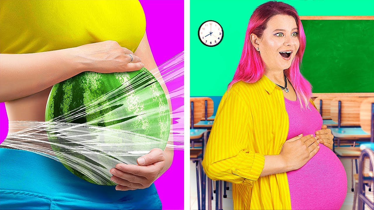 Funny Ways to SNEAK FOOD INTO CLASS | Back to School Pranks and Hacks ...