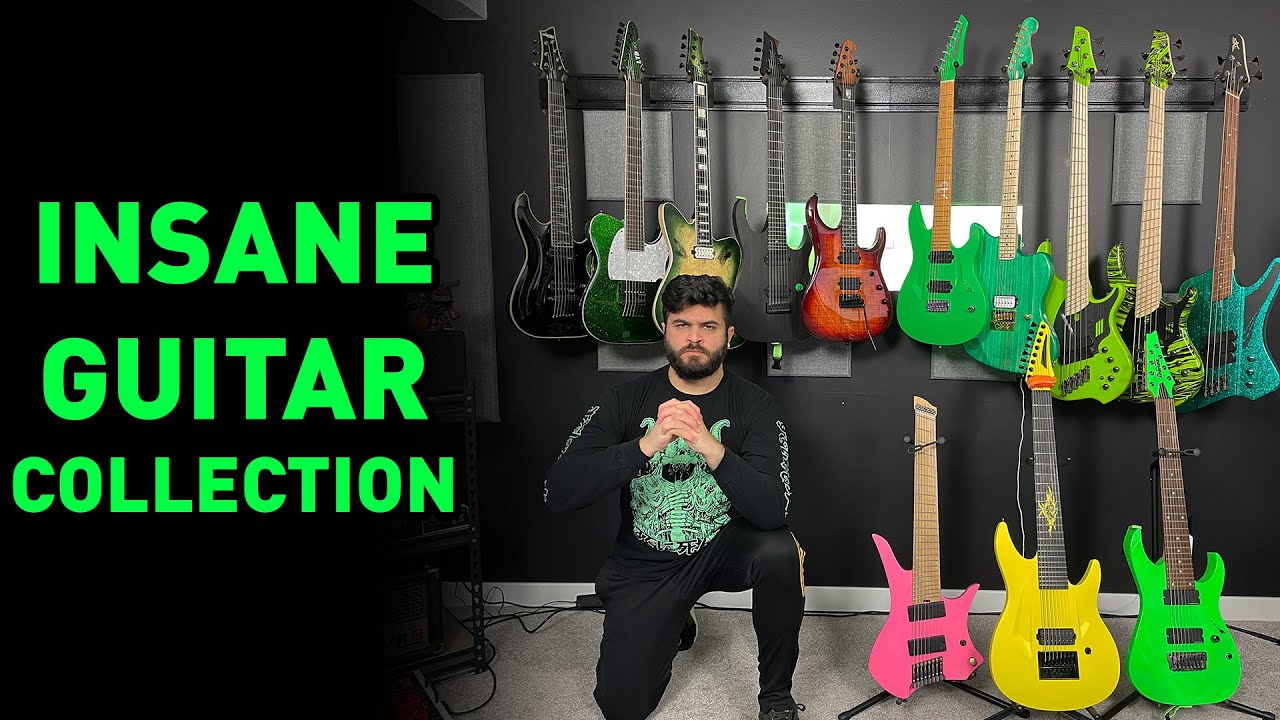 INSANE Guitar Collection & Home Studio Tour 2021 - YouTube