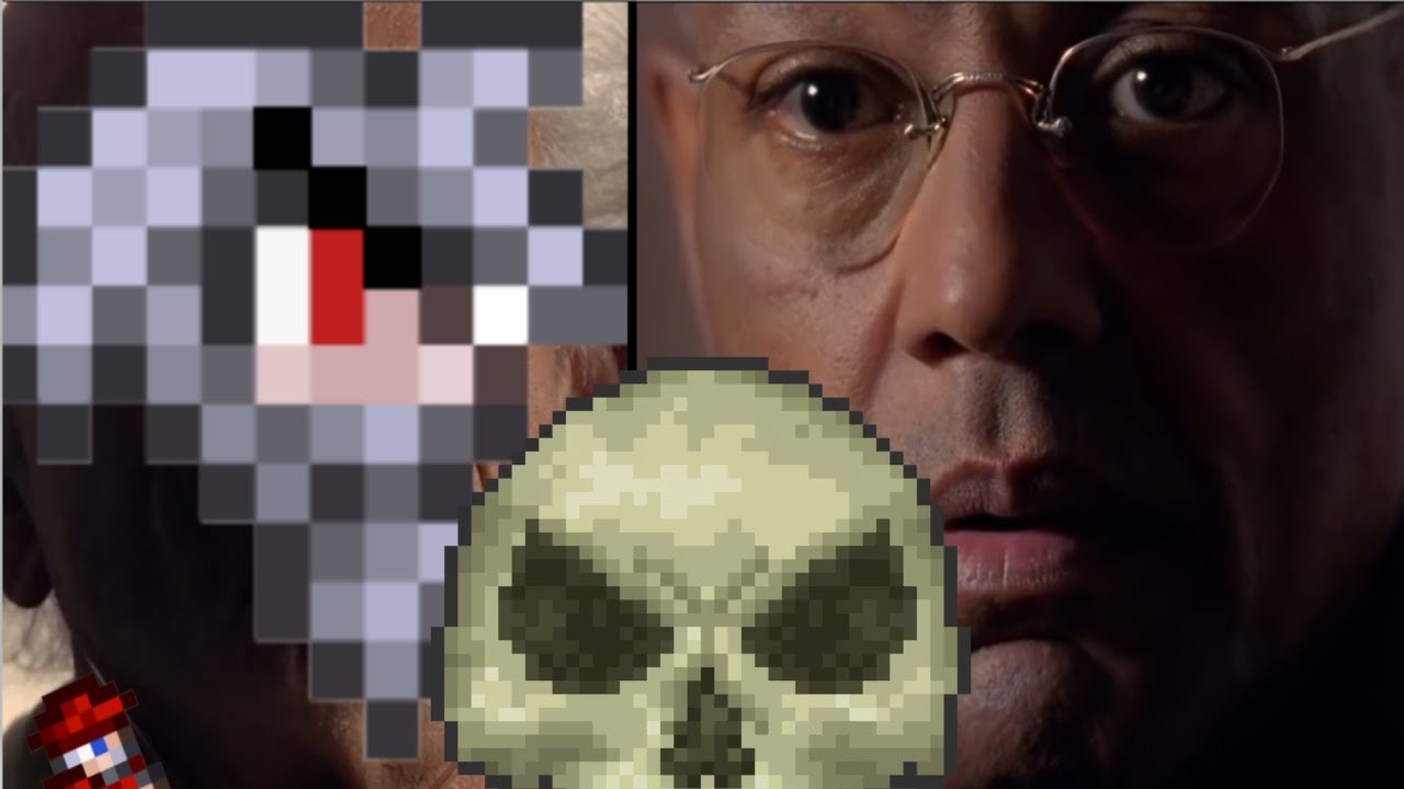 Gus summons Skeletron in Terraria - YouTube