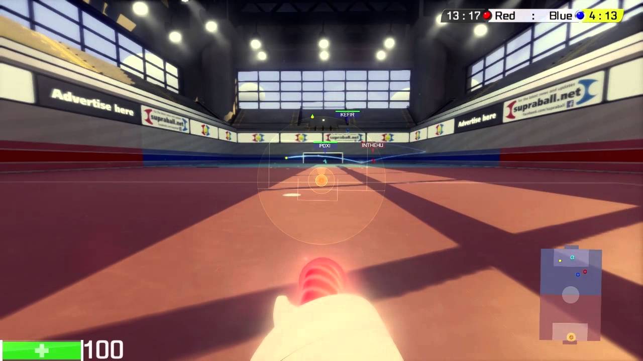 Supraball - gameplay video (HD) - First person soccer - YouTube