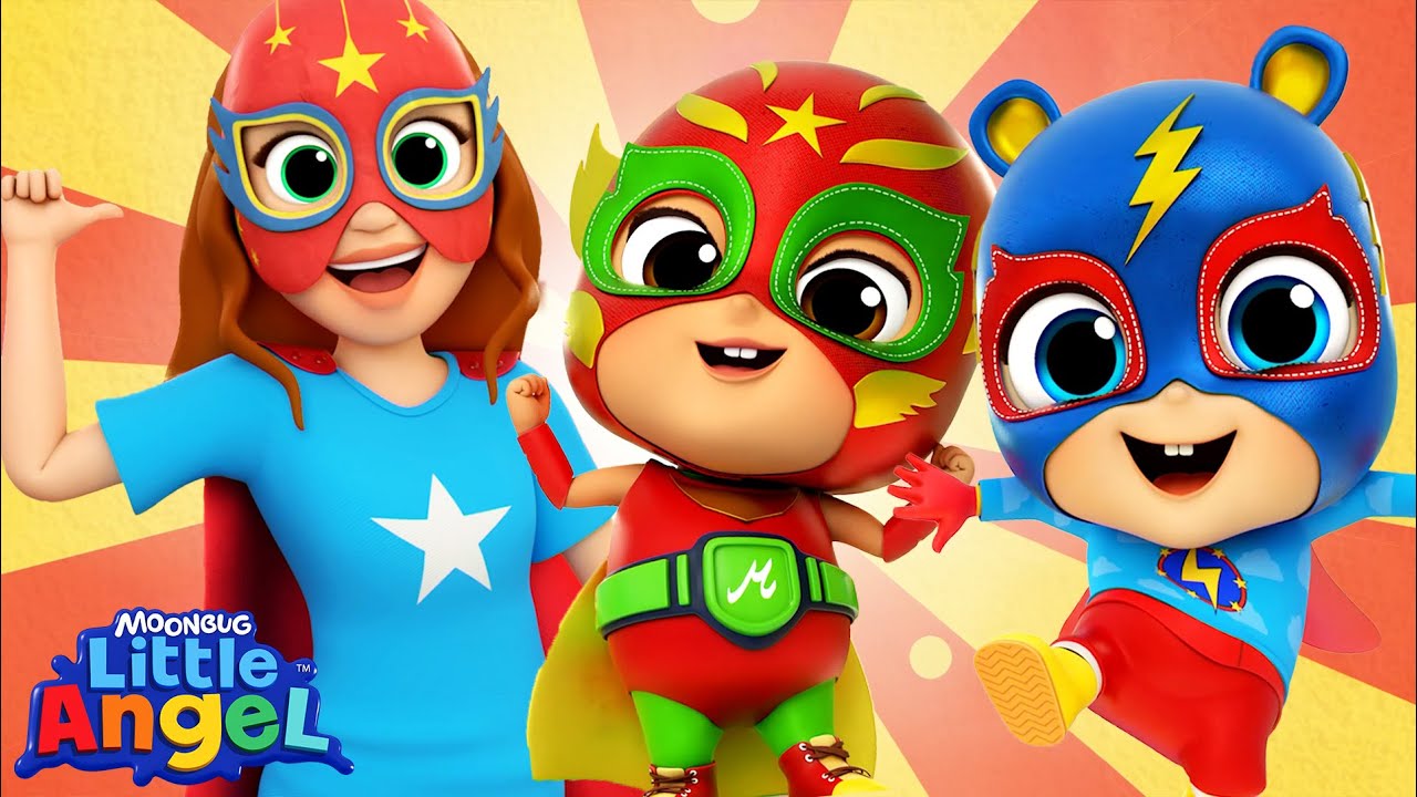 My Favorite Superhero | Little Angel Color Songs & Nursery Rhymes ...