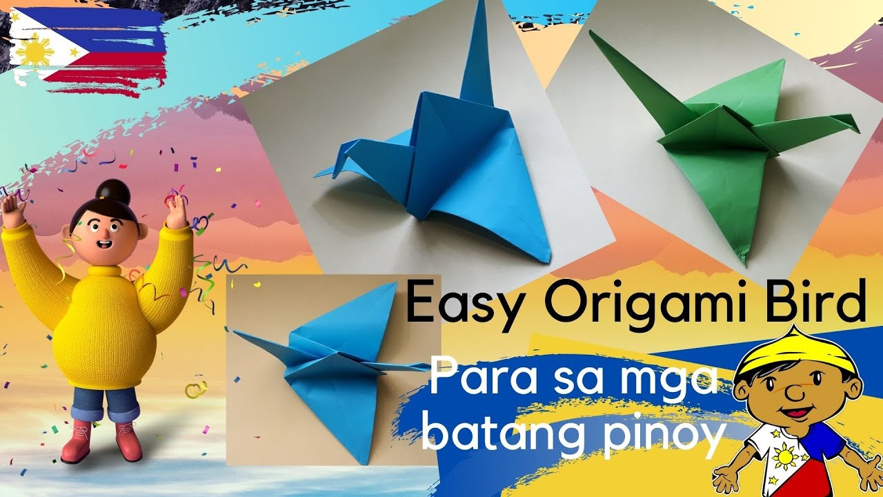 Bird Origami for Pinoy kids - YouTube