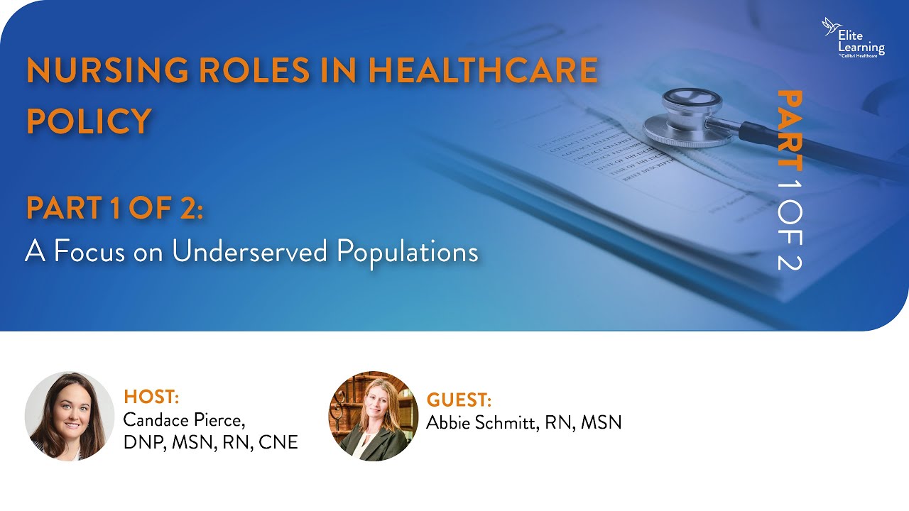 Nursing Roles in Healthcare Policy: A Focus on Underserved Populations ...