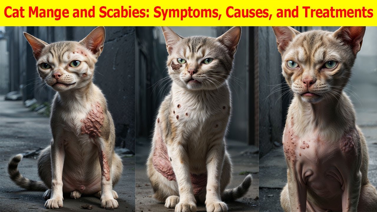Cat Mange and Scabies: Symptoms, Causes, and Treatments 🐱 What Every ...