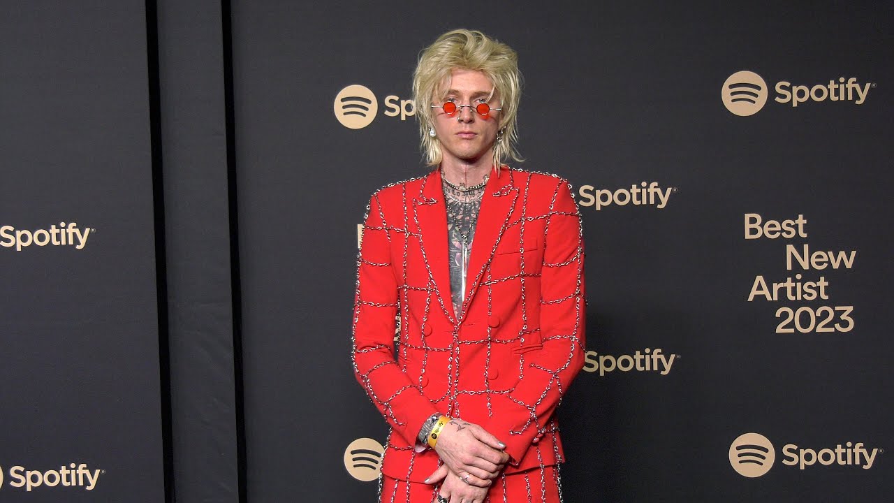 Machine Gun Kelly 2023 Spotify's Best New Artist Party Black Carpet ...