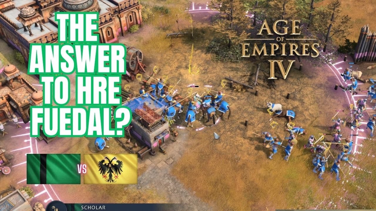 Countering HRE Feudal; AOE IV Ranked Placement; Season 8; Delhi vs. HRE ...