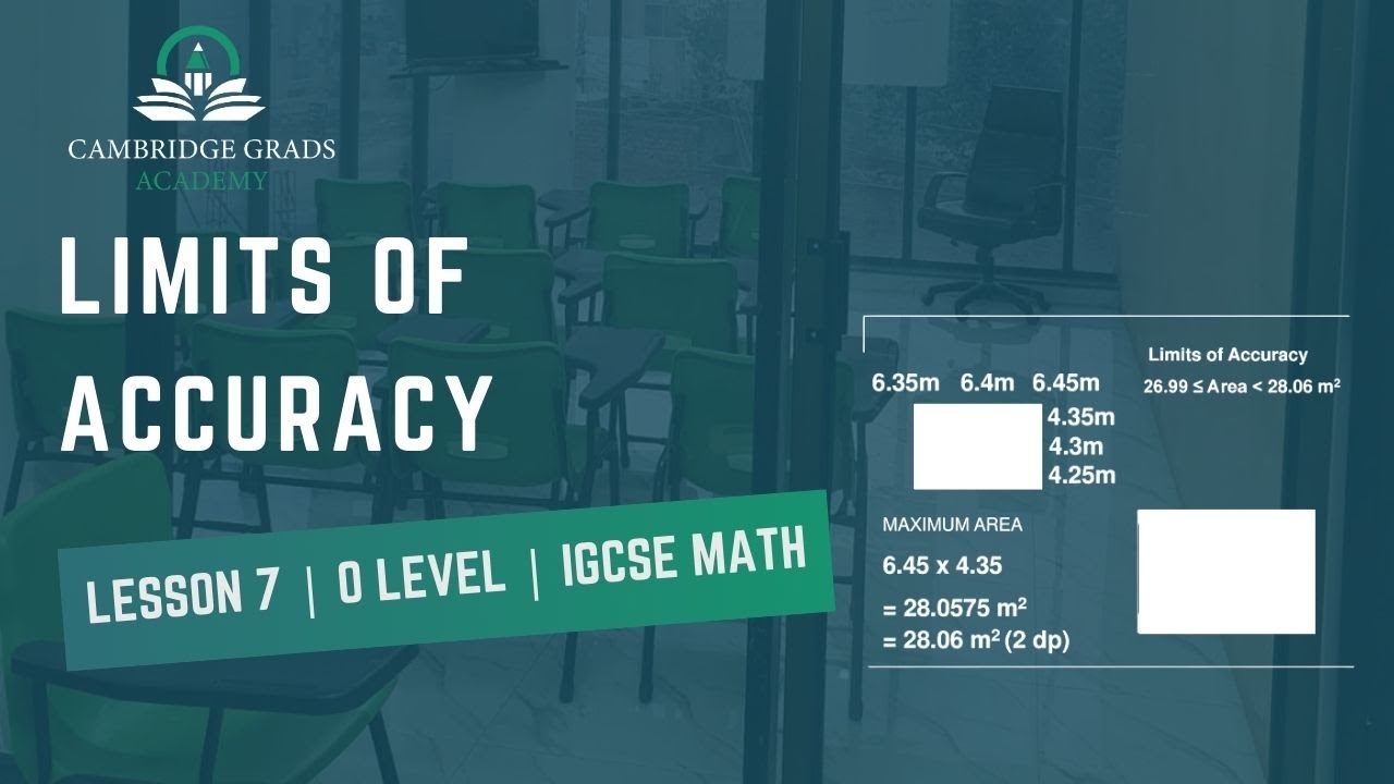 LIMITS OF ACCURACY OLEVEL | IGCSE - YouTube