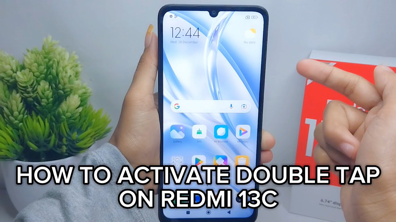 How To Activate Double Tap On Redmi 13c - YouTube