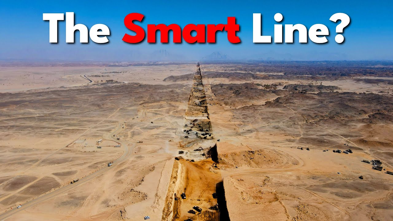 The Line Construction Progress Begin - YouTube