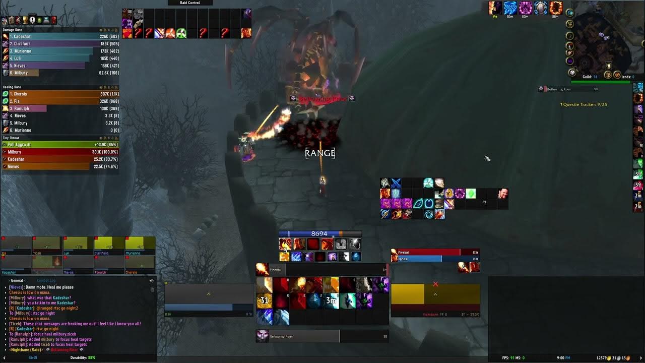 Karazhan 10man: Nightbane - WoW Single Player Project - YouTube