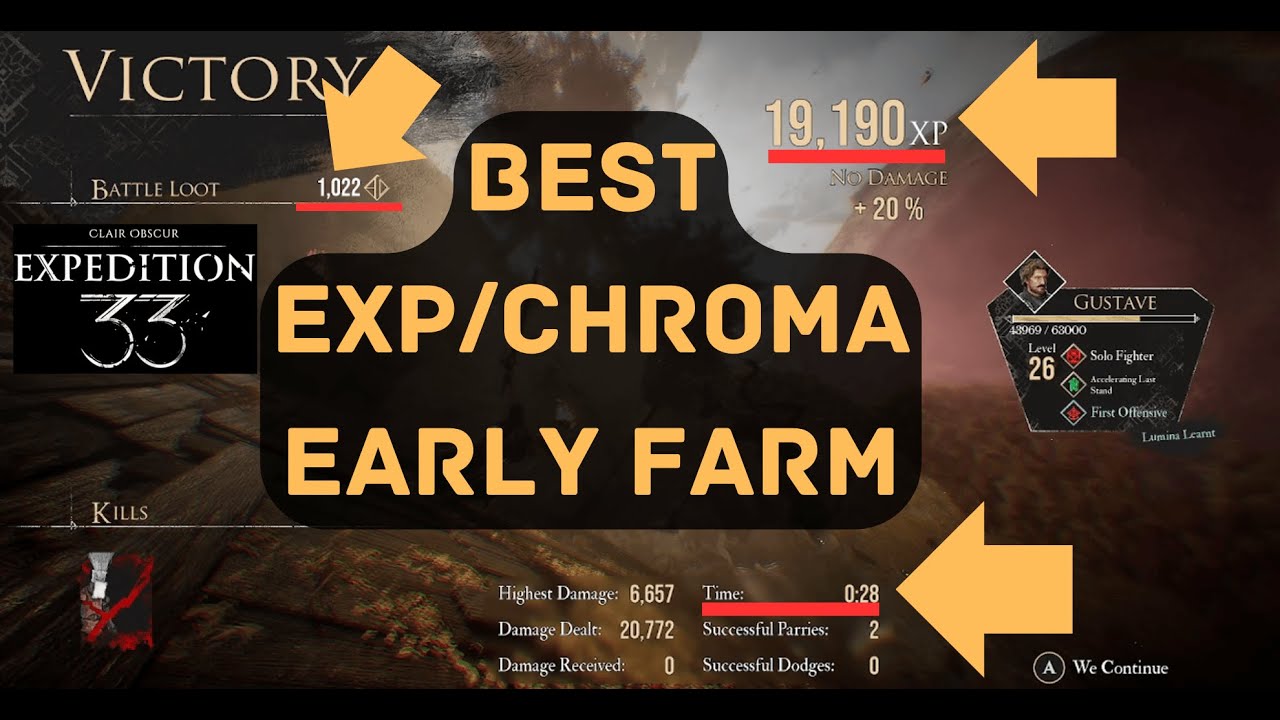 Expedition 33 BEST EXP and Chroma Farm - YouTube