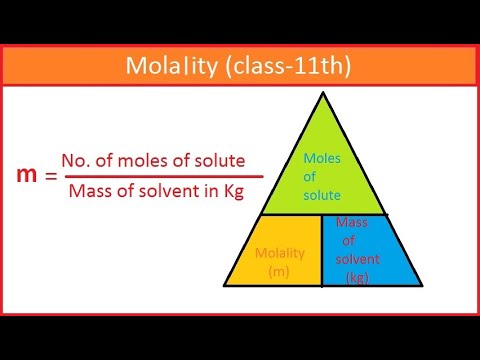 molality class 11 - YouTube