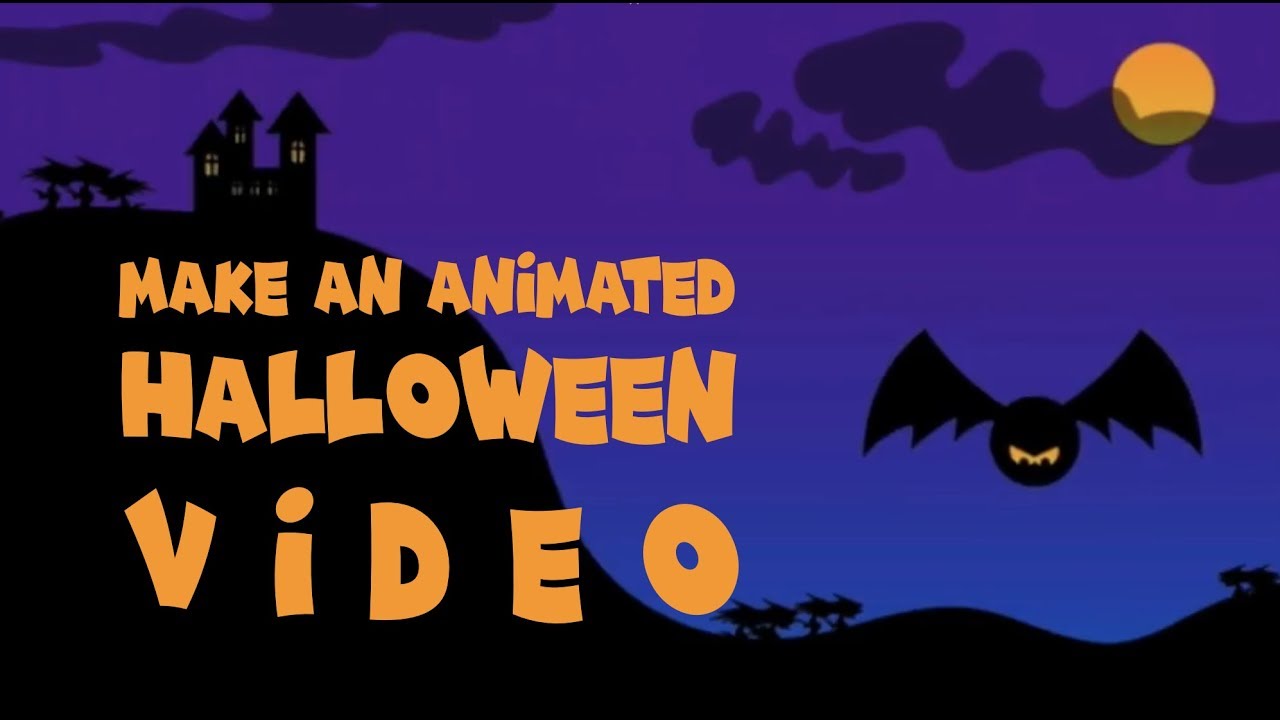 Make a SIMPLE Halloween Animation - YouTube